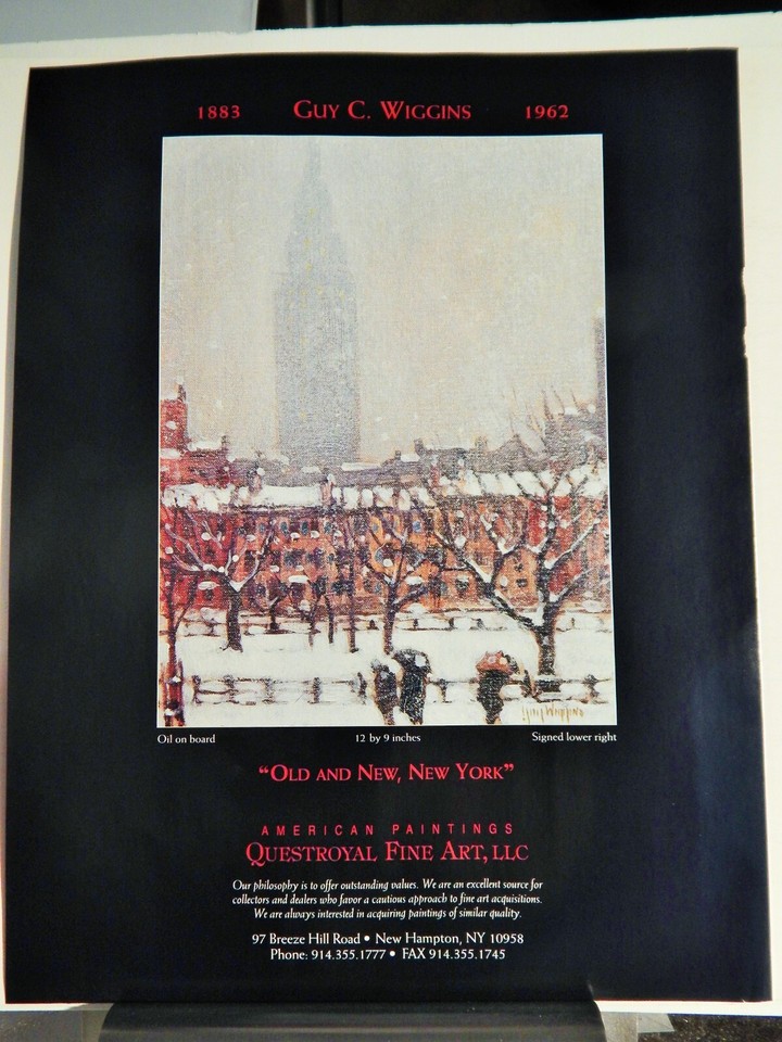 JOHYN MARSHALL GAMBLE / GUY C WIGGINS ART PIECES ORIG VTG 1998 ...