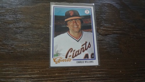 1978 topps # 561 CHARLIE WILLIAMS BASEBALL CARD | eBay