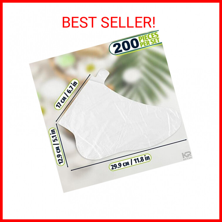 Feet Covers Disposable Moisturizer Socks - 200 Pcs Foot Moisturizing Socks Plast | eBay