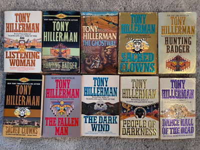 Tony Hillerman, Lot of 10 paperbacks, used, Leaphorn and Chee, Navajo ...