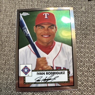 Ivan Rodriguez 2021 Topps Chrome Platinum Anniversary Baseball Card ...