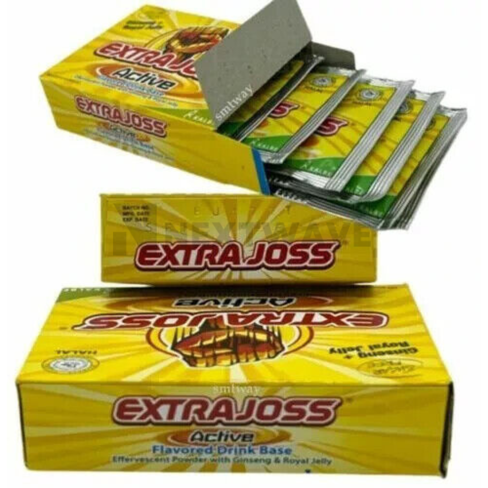 Extra Joss 30 Box (180 Sachets) Energy Drink Powder Sugar Free Boost ...
