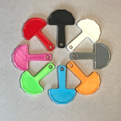 Pound Shopping Trolley Keys,*5* Keys and split rings per pack | eBay UK