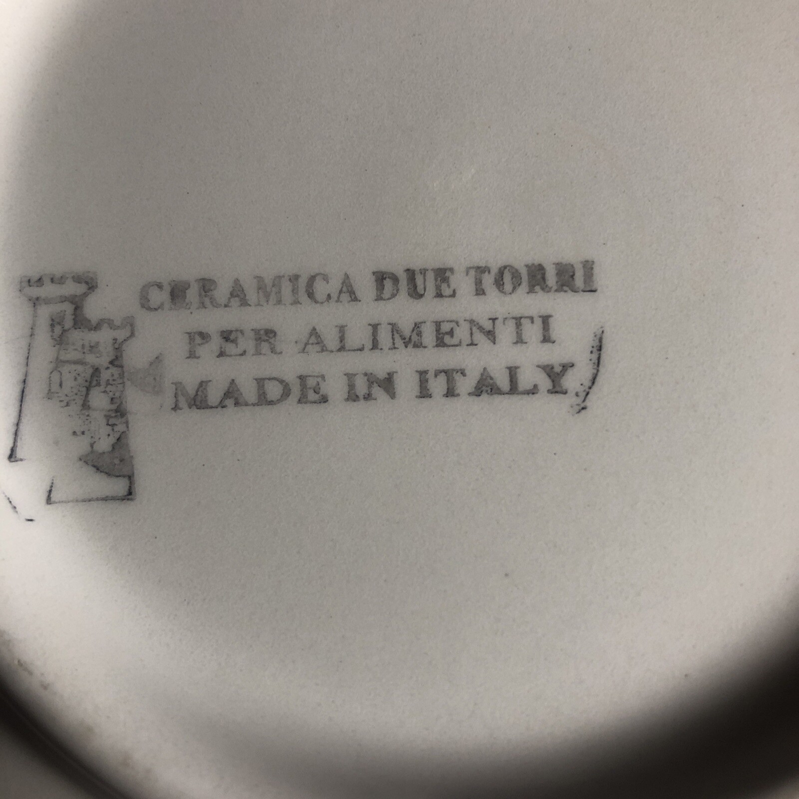 2 Ceramica due torri per alimenti. made in Italy | eBay