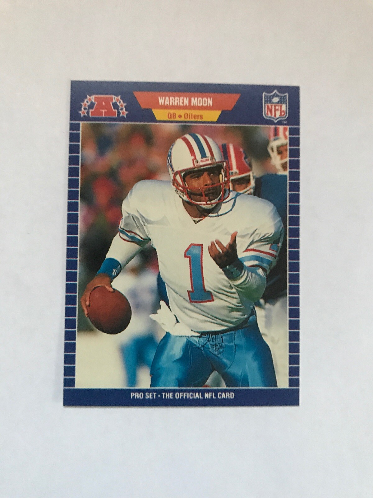 Warren Moon Houston Oilers 1989 Pro Set Card #149 | eBay