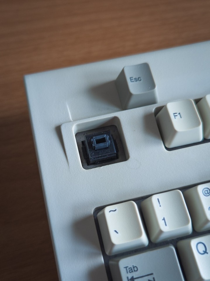 RARE ALPS MCL-101 MECHANICAL KEYBOARD - BLACK ALPS SKCL - TESTED AND ...