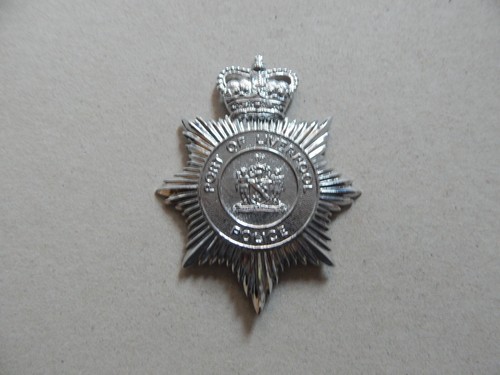 Obsolete British Port of Liverpool Police Helmet Badge Q/C CT | eBay UK