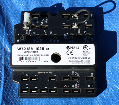 Honeywell W7212A1025 Economizer Logic Module Control York Special ...
