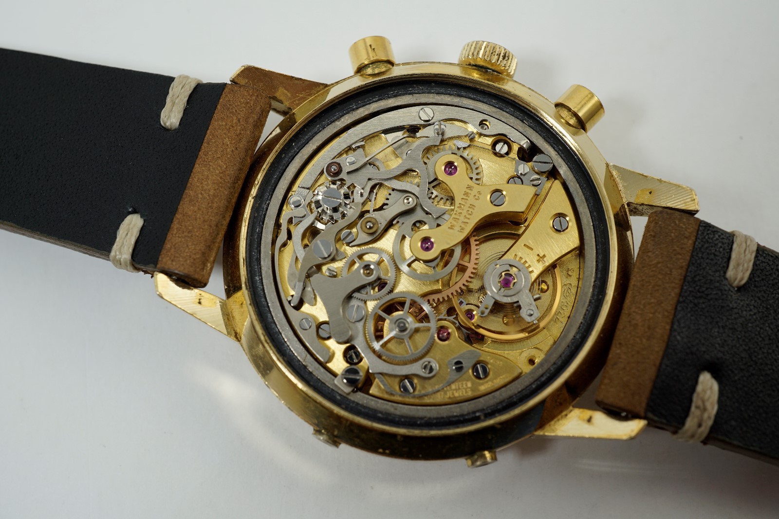 Wakmann Chronograph Triple Calendar 1315.01.74 Valjoux 730 Sports c ...