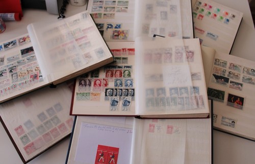 Starke Frankreich Sammlung in 7 Alben, dabei schöner und sauberer ...