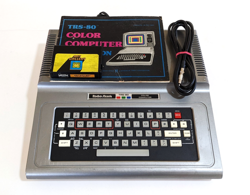 Radio Shack TRS-80 Color Computer 1 + Art Gallery - 32K Extended Color ...