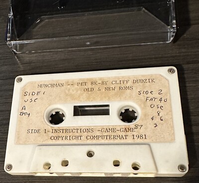 Munchman Computermat 1981 Commodore PET arcade game software | eBay