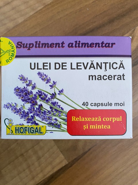 Lavender Oil 500mg 40 Softgel Capsules Stress and Anxiety Relief ...