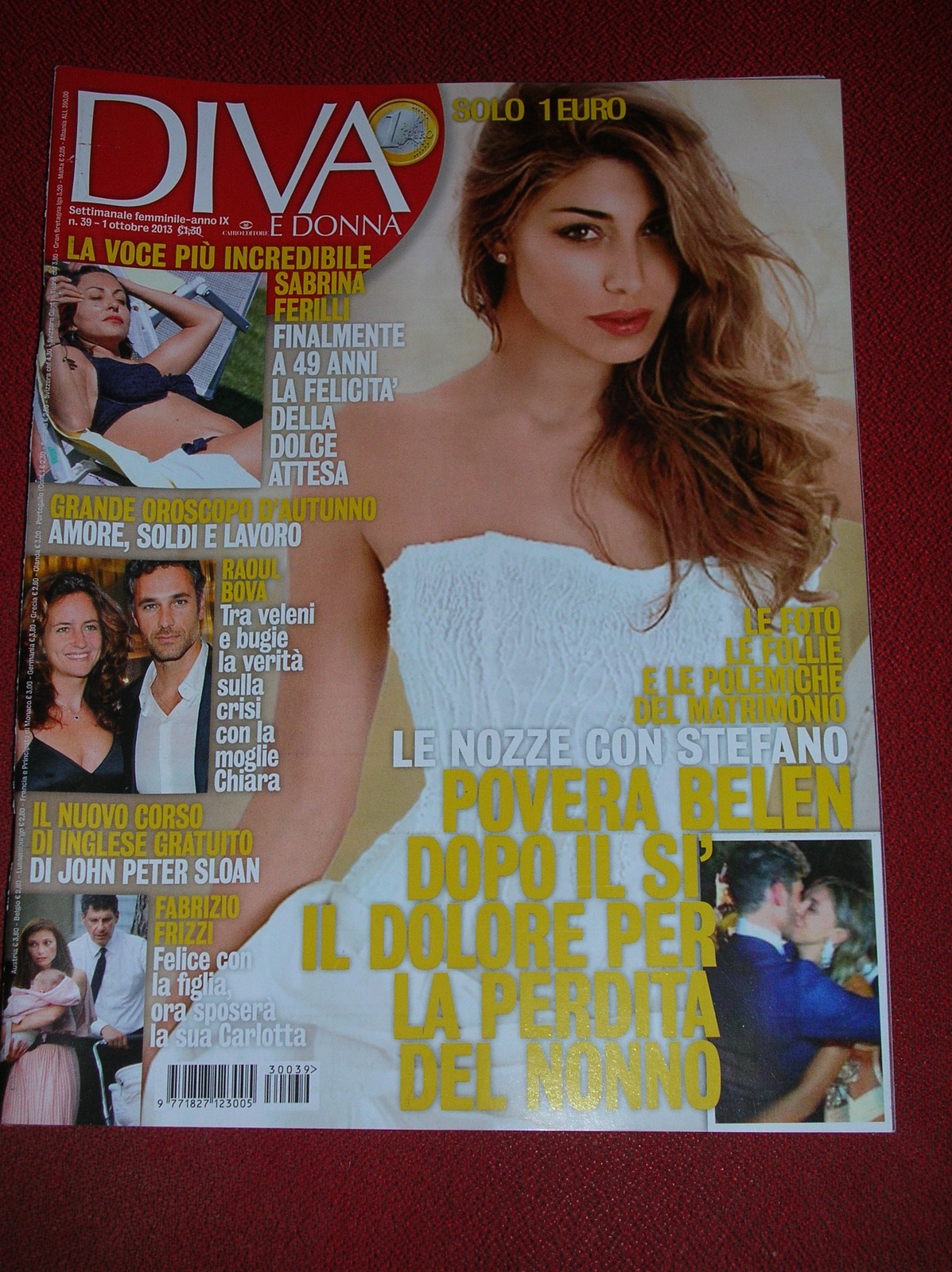 DIVA E DONNA N° 39 2013 SABRINA FERILLI RAOUL BOVA RICCARDO FOGLI F ...
