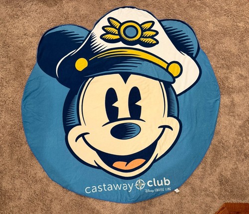 Disney Cruise Line Captain Mickey Castaway Club Beach Towel - New With ...