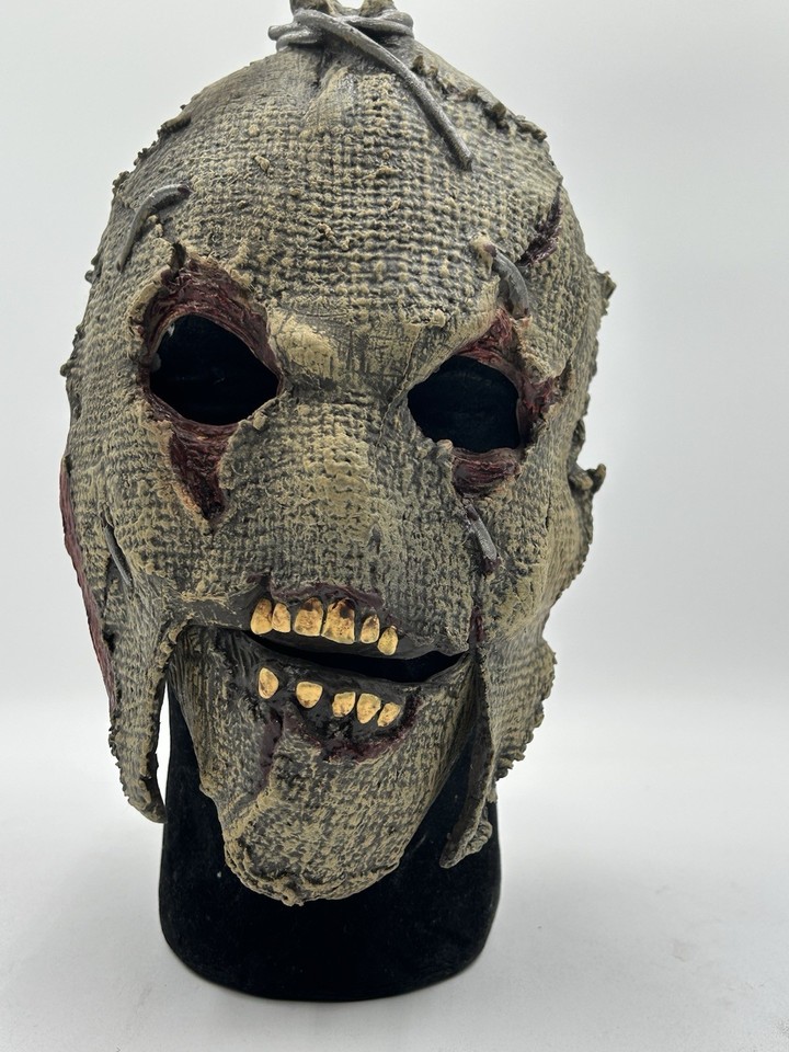 Ghoulish Productions ZOMBIE SCARECROW Adult Horror Halloween Mask ...