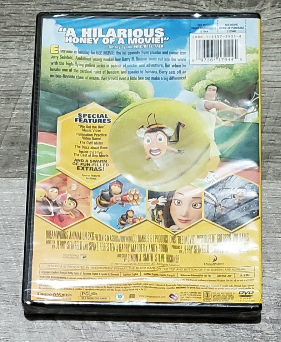 Bee Movie (DVD, 2008, Widescreen) 97361179445| eBay