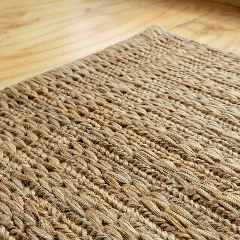 Natural Jute Rugs Large Small Classic Woven Jute Mat Top Quality ...