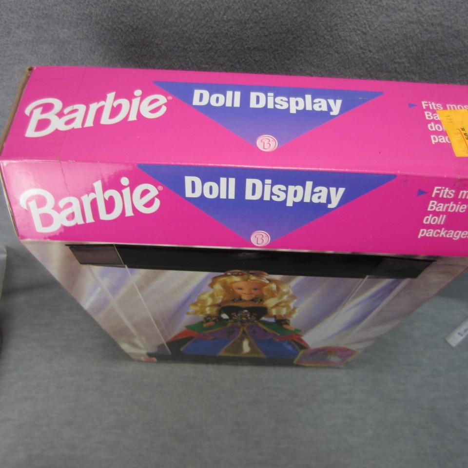 Barbie Doll Display Case Mattel 67660 NRFB Black & Clear | eBay
