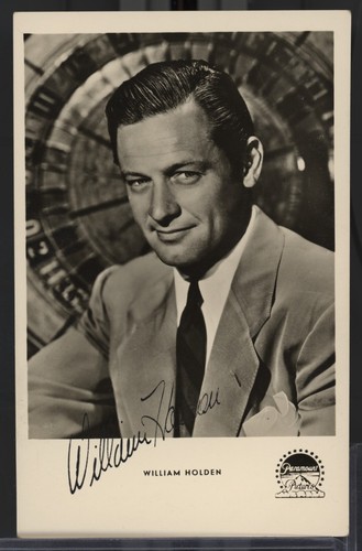 William Holden Actor Autographed 3.5x5.5 Postcard w/COA WWE40-95 | eBay