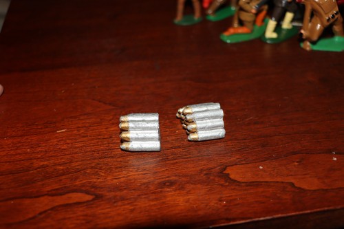 VINTAGE 2 HOLT LEAD AMMO MORTAR SHELLS STACKS FOR WWI DIORAMA IN ...