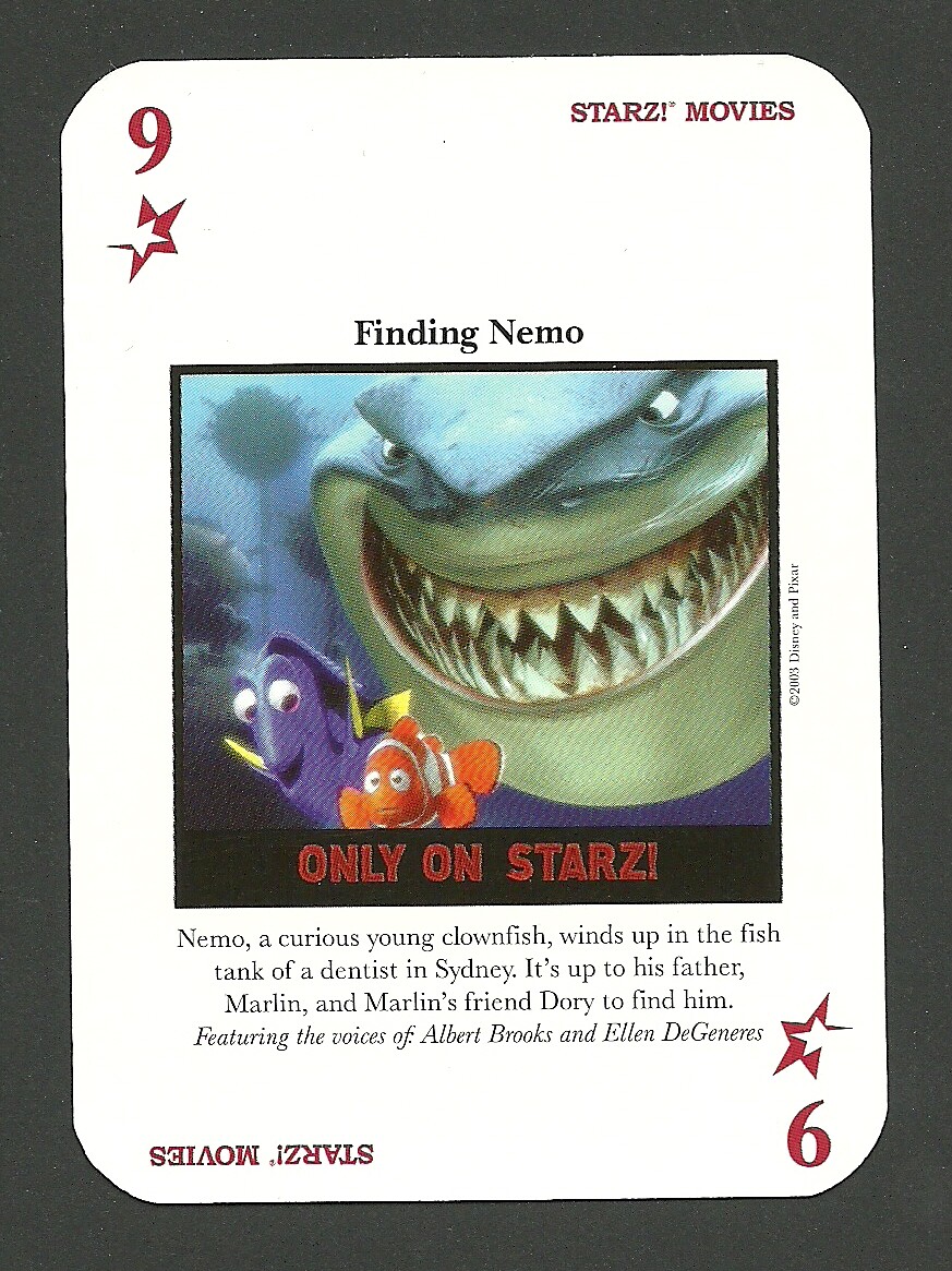 Finding Nemo Dory Bruce Ellen DeGeneres Albert Brooks Starz Movie ...