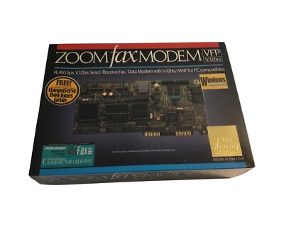 ZOOM FAX MODEM VFP V32bis | eBay