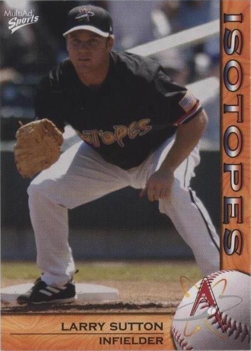 2004 Multiad Sports Albuquerque Isotopes - Larry Sutton #25 for sale ...