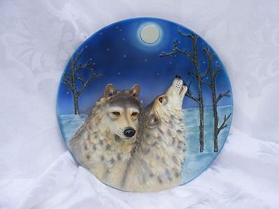 WOLF PLATE, 3D Decorative Wolf, Call of the Wild Collectable Series | eBay