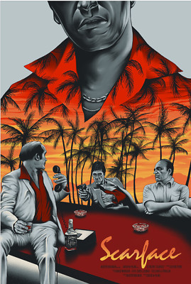 NYCC 2020 Scarface Movie Benedict Woodhead Poster Giclee Print Art ...