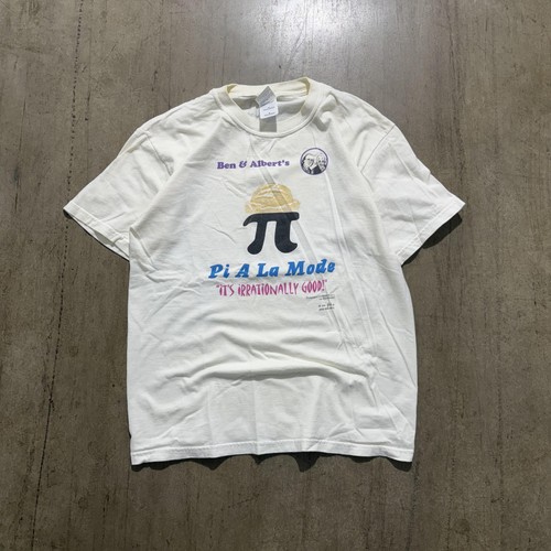 Ben & Albert's Pi A La Mode Shirt Mens Medium White Math Pi Day Graphic ...