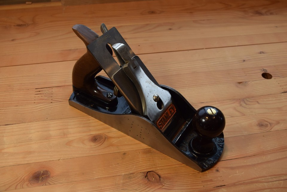 Bailey pattern Stanley #4 1/2 smoothing plane with Hock blade / cap | eBay