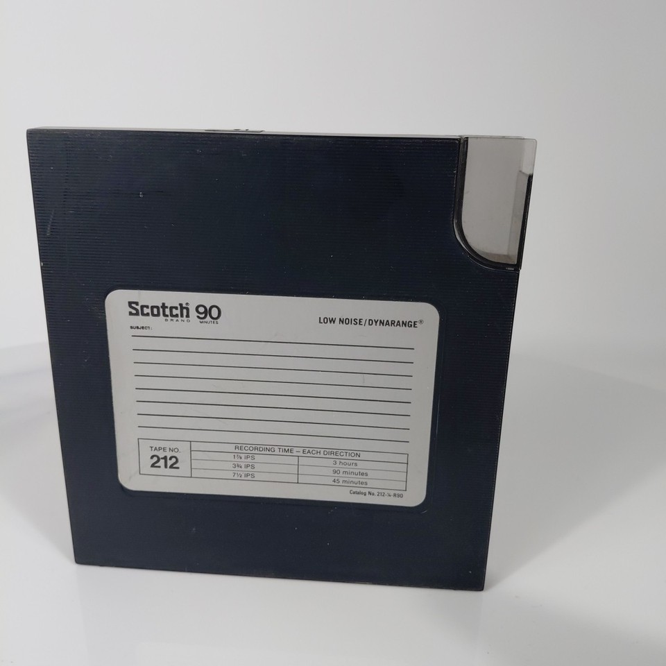 Scotch 3M Reel to Reel Recording Tape 1800 ft Tape #212 Vintage Lot of ...