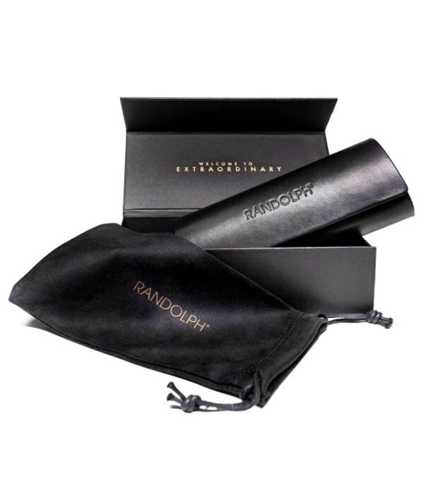 Randolph Sunglasses Mod: AF079 Sun 55 Bright Chrome Lens Glass AGX ...