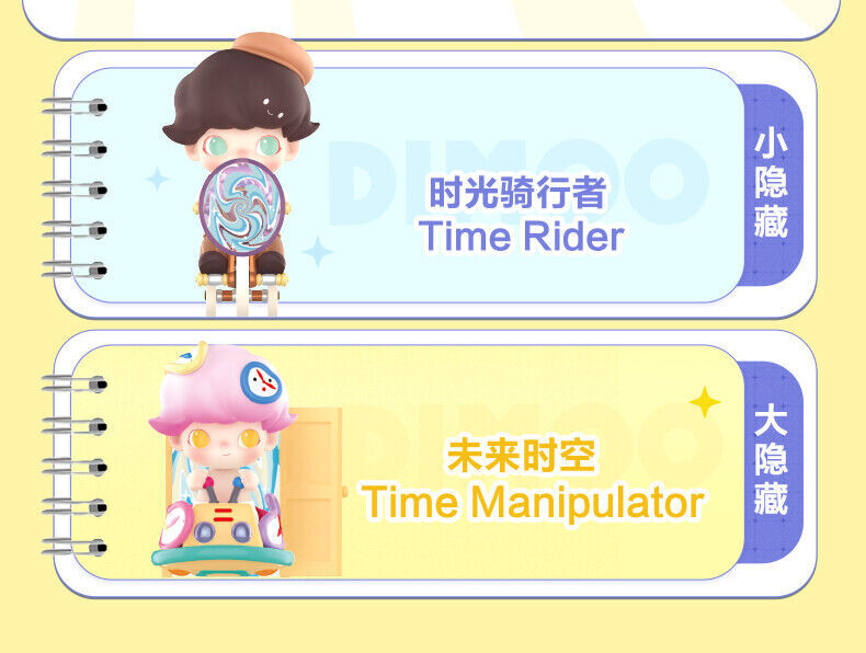 Dimoo Time Roaming Series History Travel Confirmed Blind Box Figure Toy ...