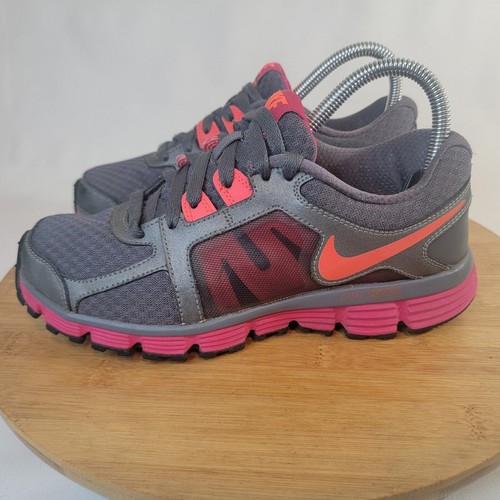 Nike Dual Fusion ST2 Running Shoes Sneakers Womens 7 Gray Red | eBay