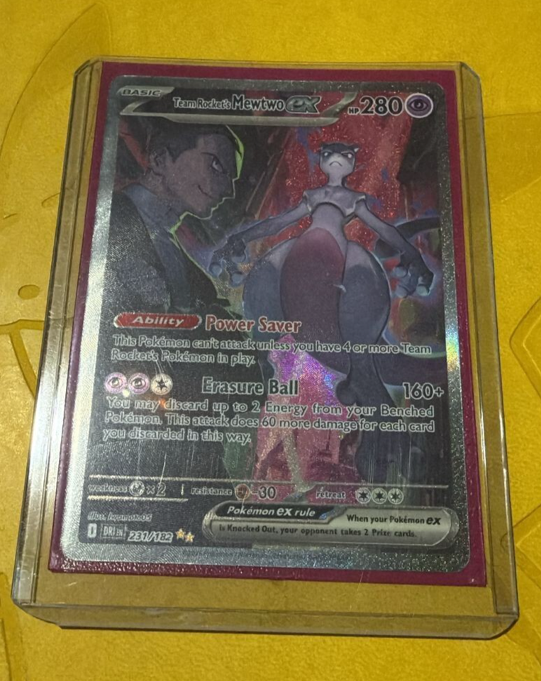 Pokémon Destined Rivals Team Rockets Mewtwo SIR 231/182 inglés | eBay