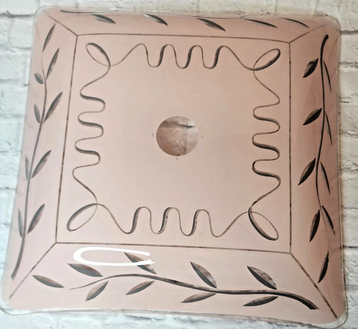 Square Glass Ceiling Light Shade | Shelly Lighting