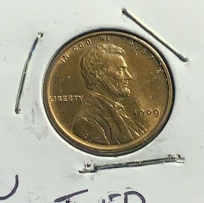 1909-P Lincoln Wheat Cent Penny (BU - Red) Toned - Old U.S. Coins | eBay