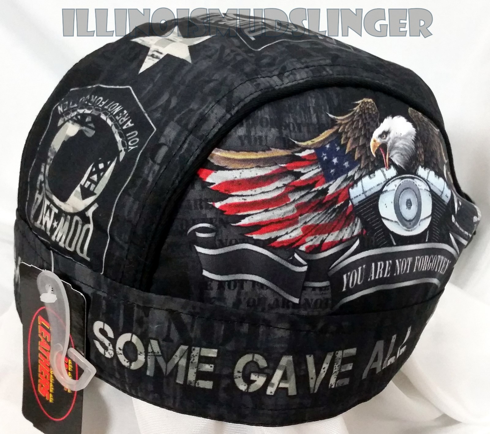 All Gave Some Some Gave All POW / MIA Headwrap Biker Doo Rag Durag Cap ...