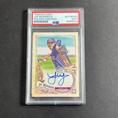 2017 Topps Gypsy Queen #GQA-JMU Joe Musgrove Signed Card PSA Slabbed ...