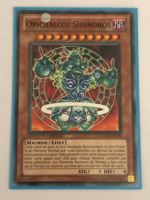 Carte Yu-Gi-Oh - Orichalcos Shunoros - GLD4-FR029 - Neuf | eBay