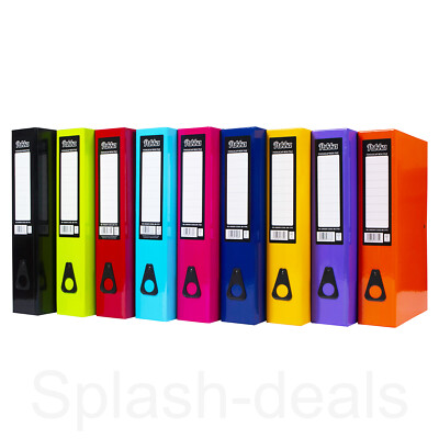 Pukka A4 Foolscap Box Files - Strong Document Storage Spring Clip - 9 ...