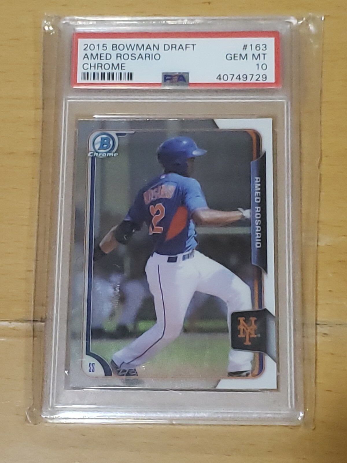 2015 Bowman Draft Chrome Amed Rosario RC Rookie PSA 10 | eBay