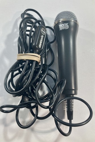 Rock Band Black Microphone Logitech Wired USB Wii Xbox 360 PS3 PS4 | eBay
