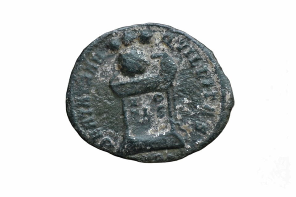 AUTHENTIC CONSTANTINUS I ROMAN COIN ALTAR VOT - VF CONDITION - AE 20mm ...