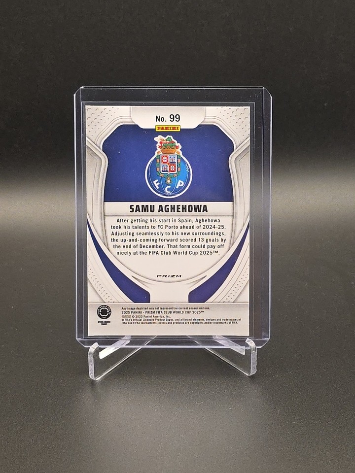 2025 Panini FIFA Club World Cup Samu Aghehowa #99 Silver Prizm FC Porto ...