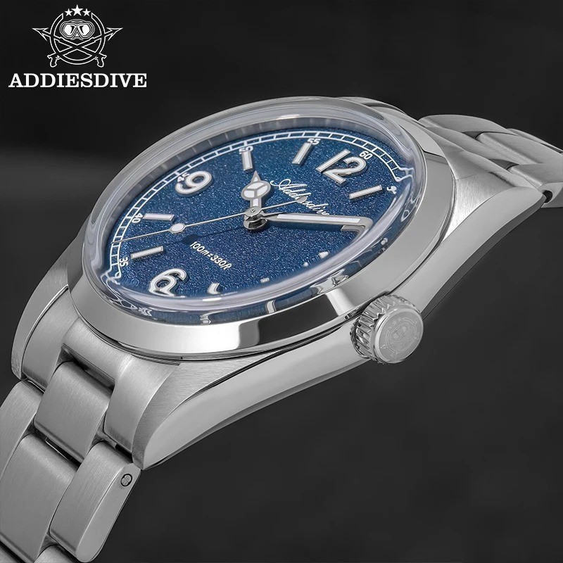 Addiesdive 36mm Men Quartz Dive Watch 100M Waterproof Luminous ...