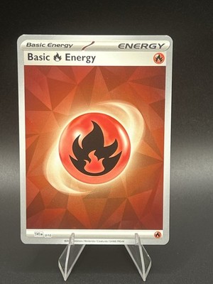 Pokemon 2025 TCG - Fire Energy SVE EN 010 - Holo - Prismatic Evolutions ...