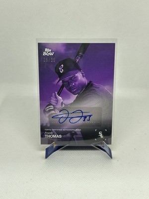 Frank Thomas Auto 25/25 Topps Black and White 2025 Chicago White Sox ...